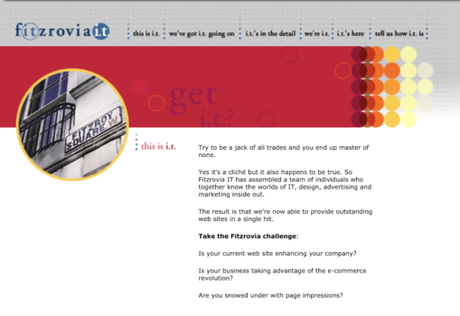 A look back: Fitzrovia IT reflects on 20 years of website milestones
